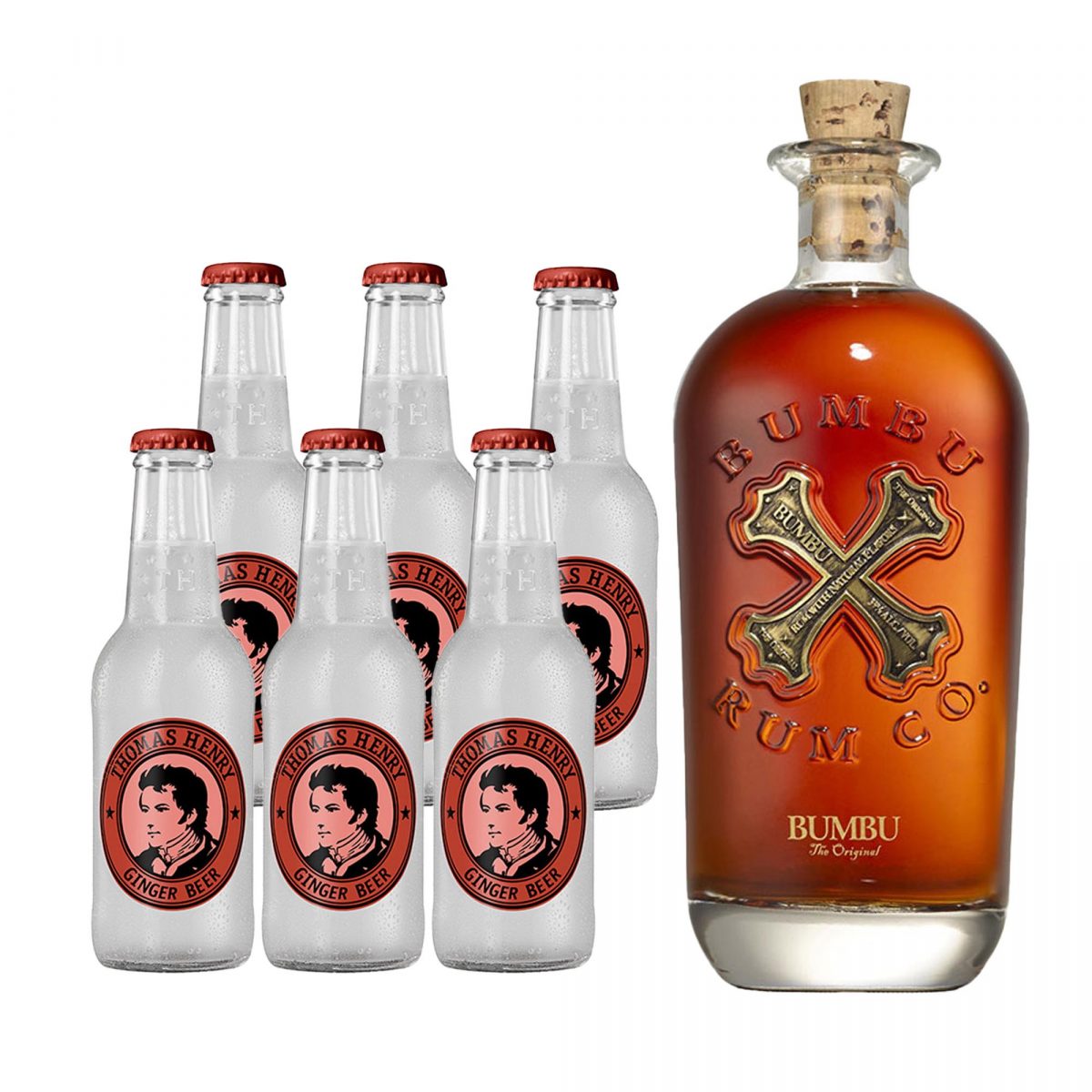 Bumbu The Original Rum + Thomas Henry Ginger Beer (Rum & Mixer csomag ...