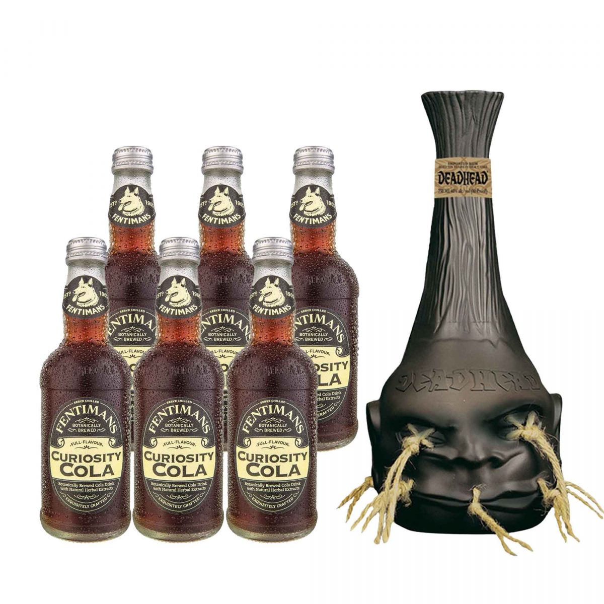 Deadhead Rum + Fentimans Curiosity Cola (Rum & Mixer csomag) | Mixery